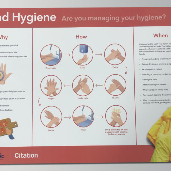 A3 Hand Hygiene Posters (Pack of 4) - BICSc
