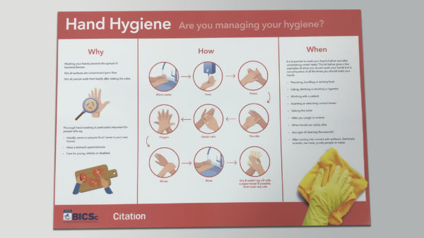 A3 Hand Hygiene Poster - BICSc