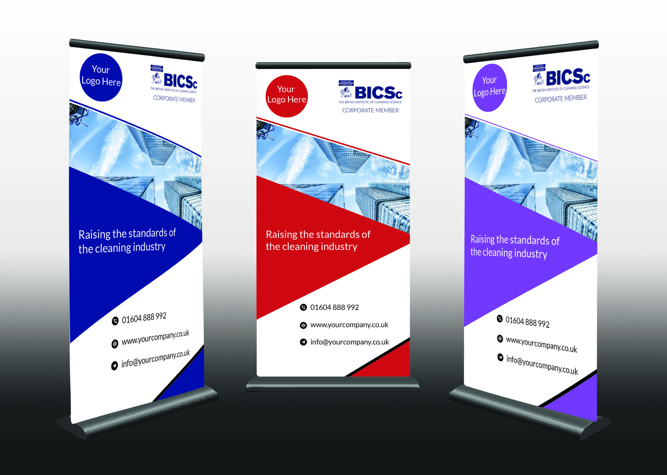 BICSc Corporate Member Pop Up Banners - BICSc