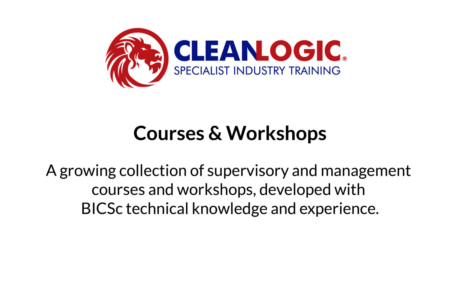 Our Training and Services - BICSc