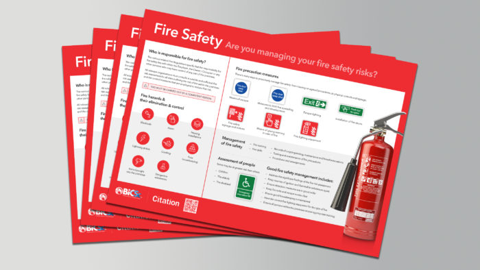 A3 Fire Safety Posters (Pack of 4) - BICSc