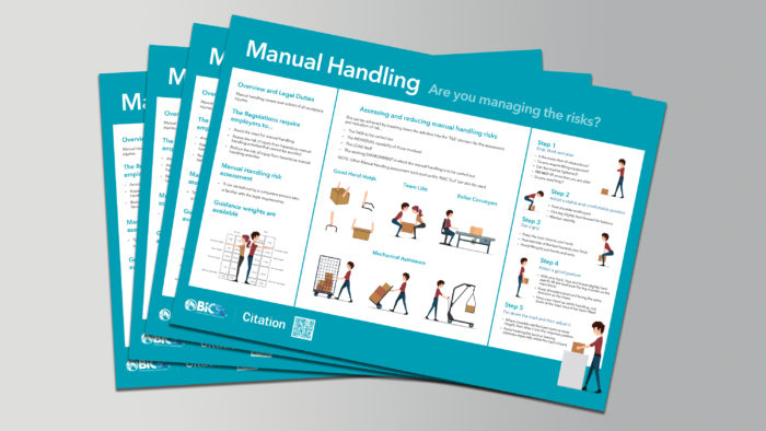 A3 Manual Handling Posters (Pack of 4) - BICSc