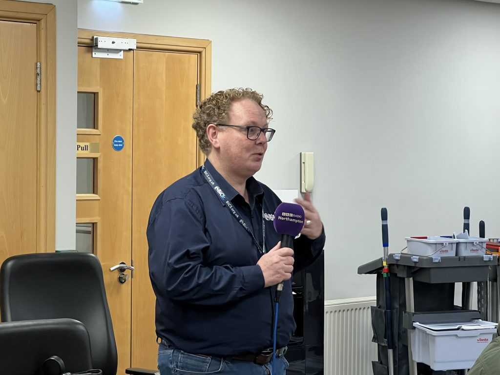 BBC Radio Northampton Visit BICSc - BICSc