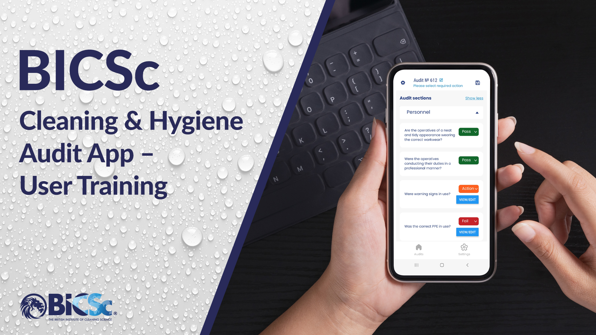 BICSc Cleaning & Hygiene Audit app – available now! - BICSc