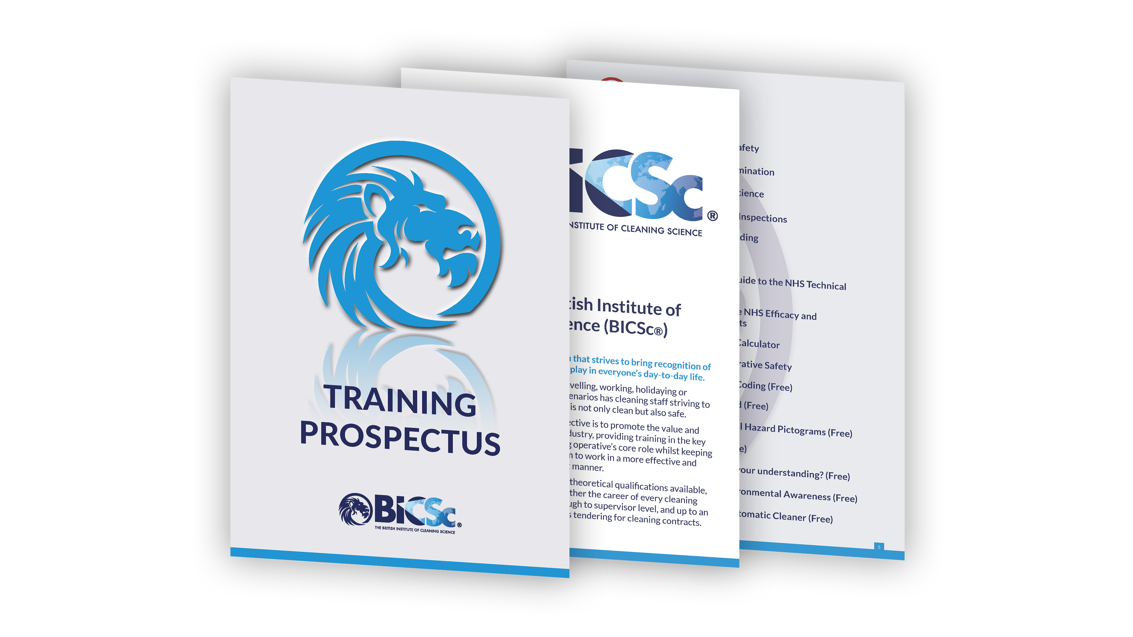 Training Brochure 2025 thumbnail - BICSc